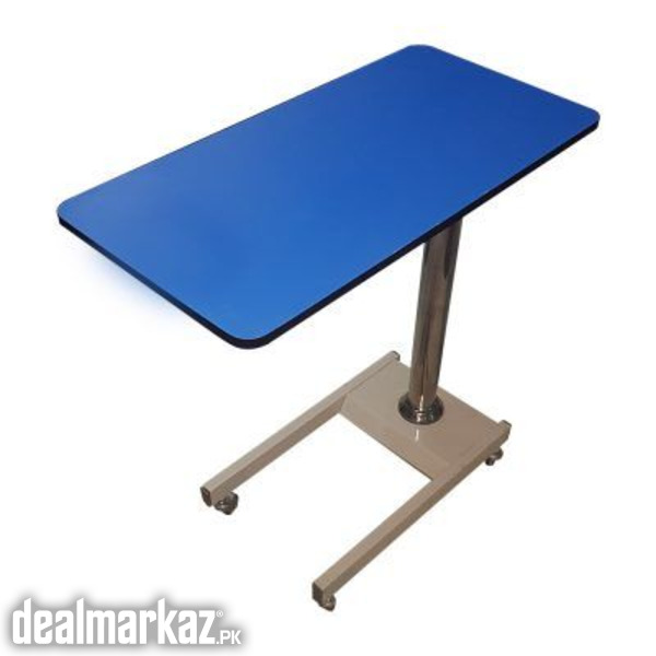 adjustable hospital bed table with wheels - 191807 - Medical & Pharma ...