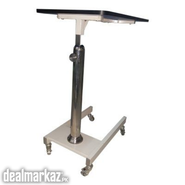 adjustable hospital bed table with wheels - 191807 - Medical & Pharma ...